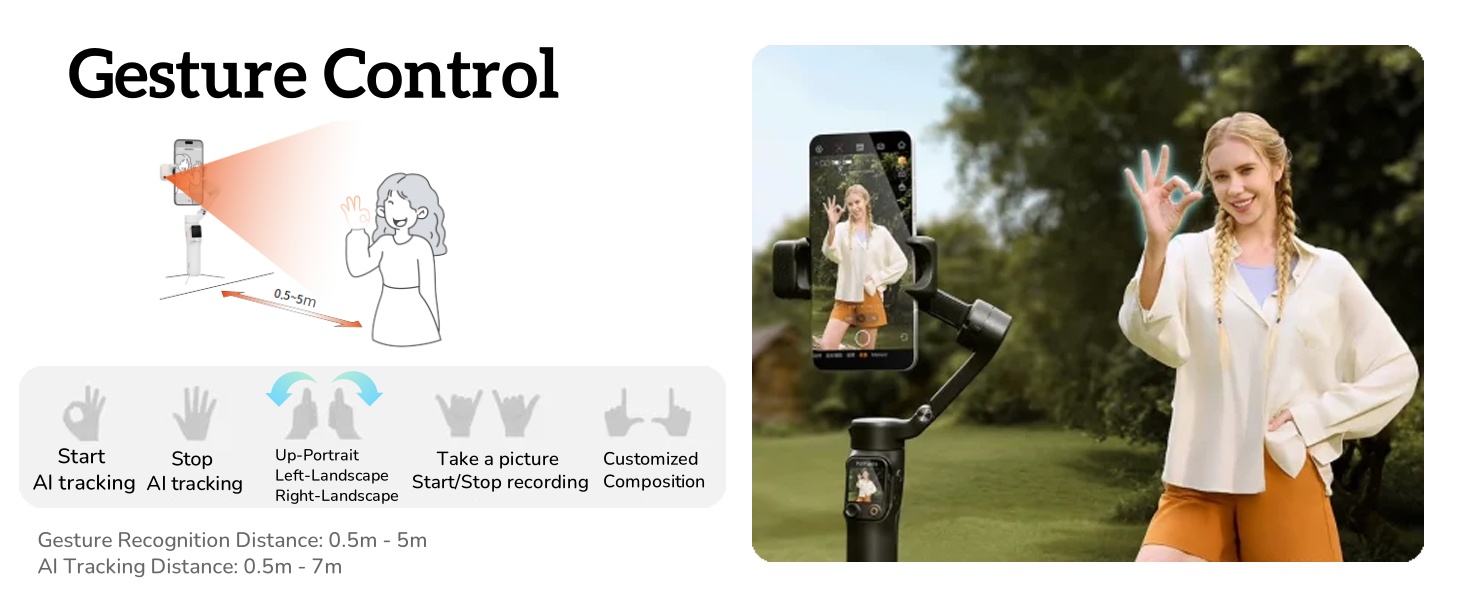 Amazon.com: hohem iSteady V3 Ultra Gimbal Stabilizer for iPhone,Phone ...