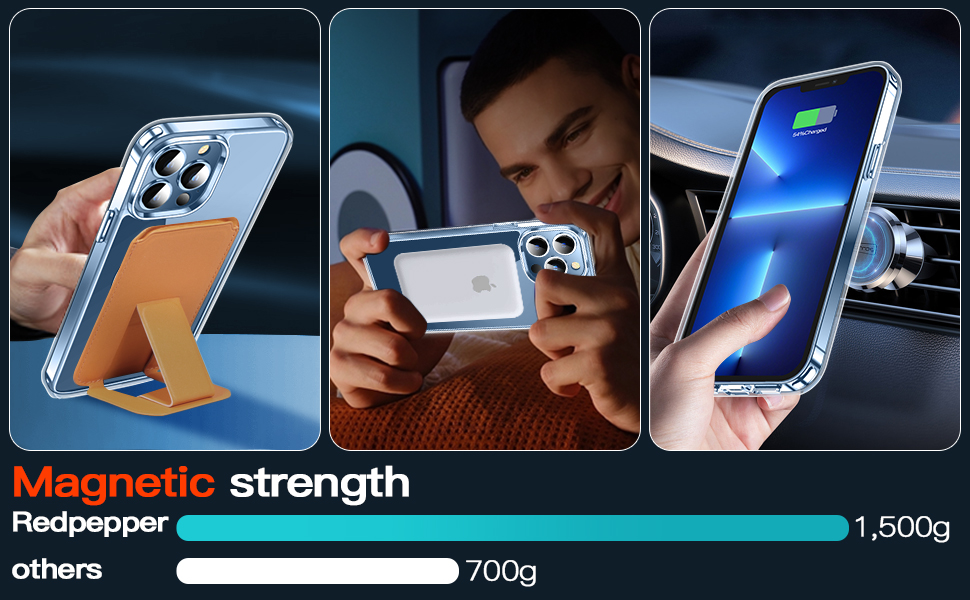 Amazon.com: Redpepper for iPhone 13 Pro Max Case,[Compatible with Magsafe][Anti-Yellowing] with ...