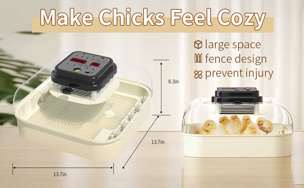 Amazon.com: Chalixion Incubators for Hatching Eggs, Egg Incubator with Automatic Egg Turner and ...