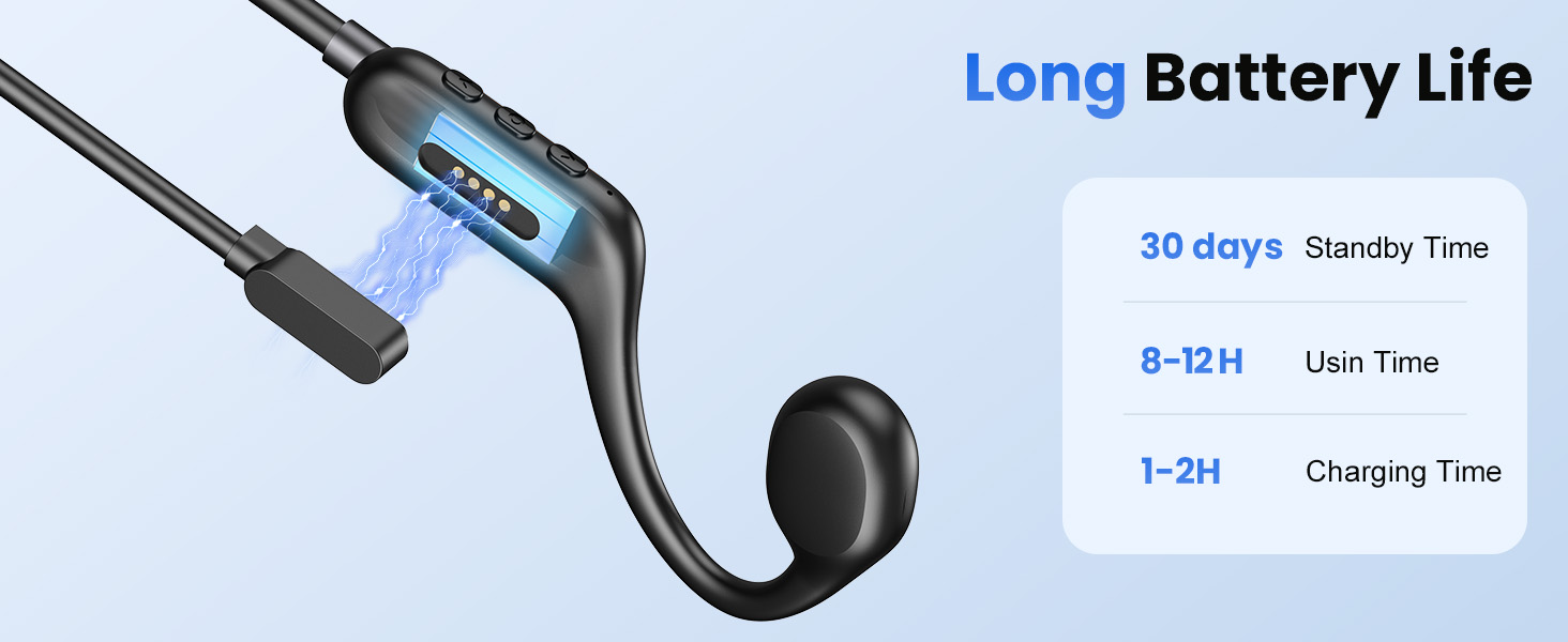 Amazon.com: Bone Conduction Headphones Bluetooth, Open Ear Headphones ...