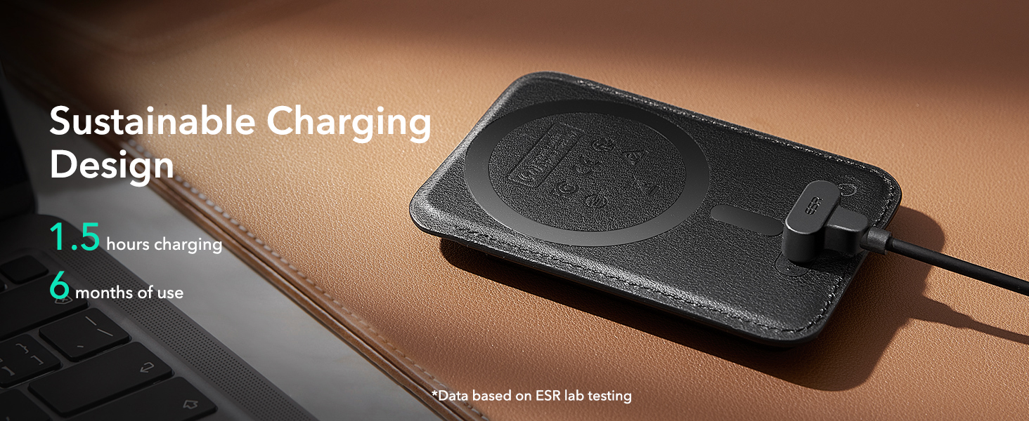 Amazon.com: ESR for MagSafe Wallet with Find My Functionality, 5 Cards Holder, RFID-Blocking ...