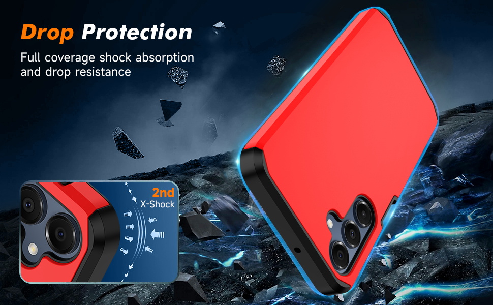 Amazon.com: ibvehed 3 in 1 Case for Samsung Galaxy A16 5G with Tempered Glass Screen Protector ...