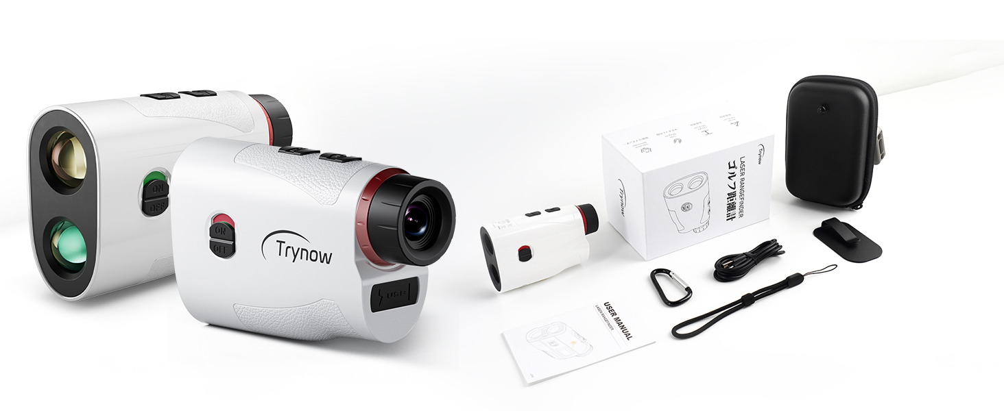 Amazon.co.jp: Trynow ゴルフ距離計 3～1200yd対応 最速0.05秒測定 小型 軽量 ゴルフレーザー距離計 ゴルフ測定器 高透過LCD液晶 6倍率広視野角 ピンロック ...