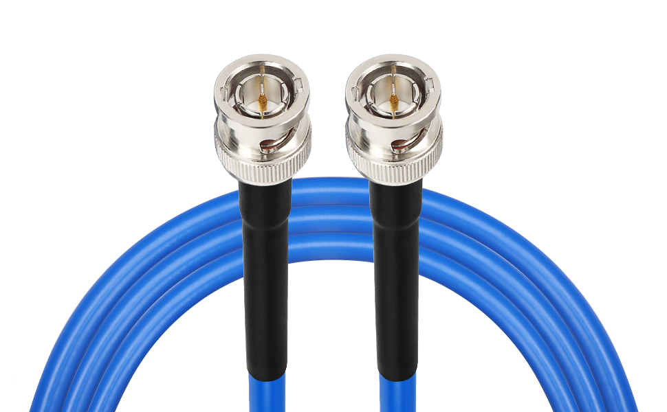 XRDS-RF 12G SDI Cable 25FT, 3G/6G/12G 75ohm BNC Cable Supports HD-SDI/4K/8K for Video Security ...