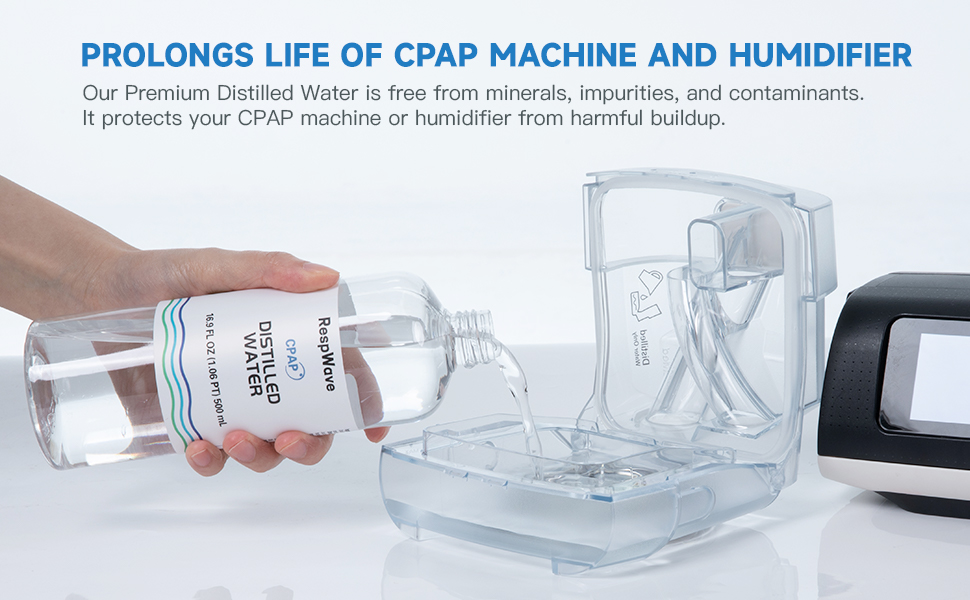 Amazon.com: 16.9 oz 12-Pack Distilled Water for CPAP Machines | Made in USA | Use with ResMed ...