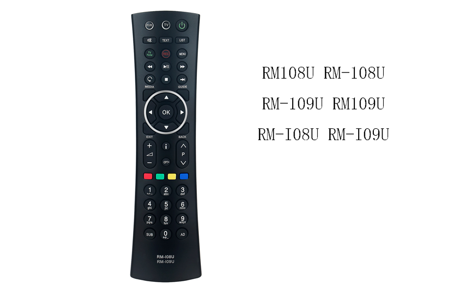 Rm I08u Rm 109u Replacement Remote Control Vinabty Fit For Humax