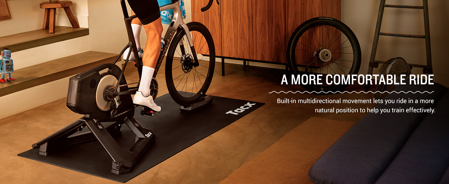 Amazon.com: Garmin TacX NEO 3M Smart Trainer, Multidirectional Movement, Realistic Ride Fee ...