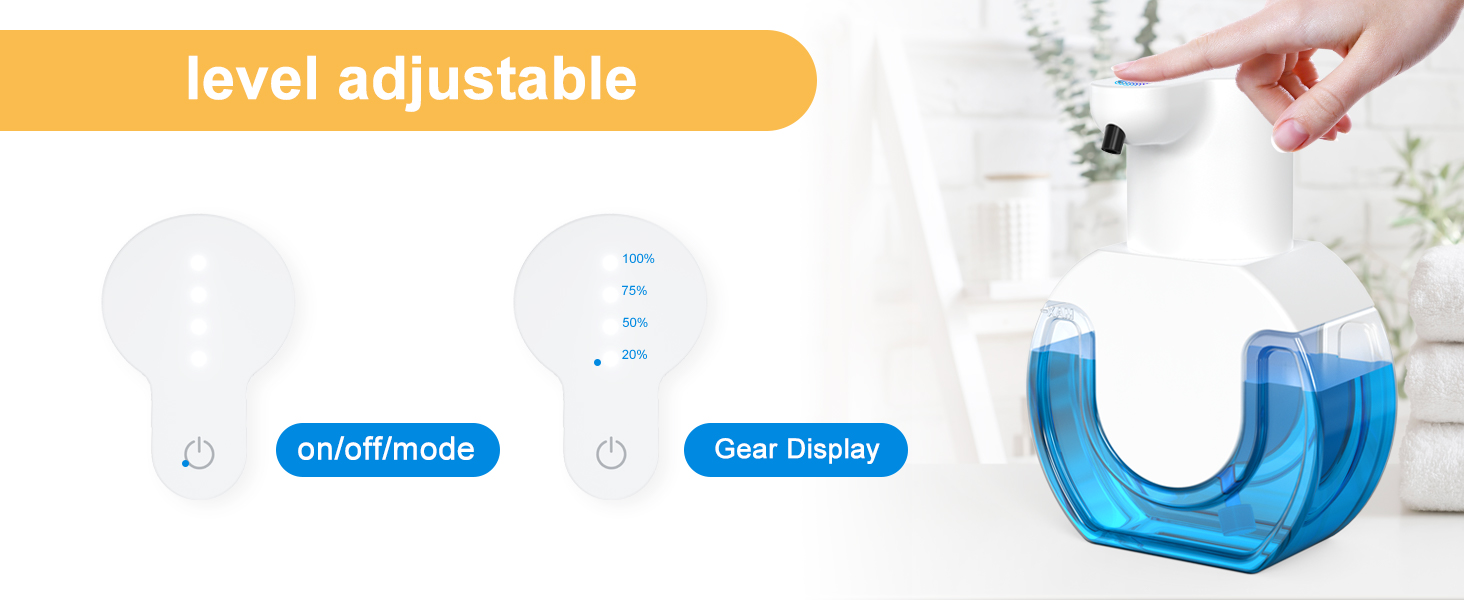 Amazon.com: Fantictas Automatic Foaming Soap Dispenser 15oz/420ml Foaming Hand Sanitizer ...