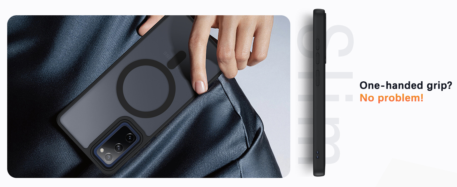 Amazon.com: DUEDUE for Samsung Galaxy S20 FE Case Magnetic[Compatible with Magsafe], Translucent ...