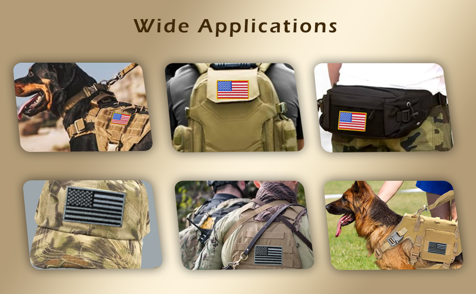 Amazon.com: 4 Pieces Tactical American Flag Patch USA Flag Patch Black, Grey with Hook and Loop ...