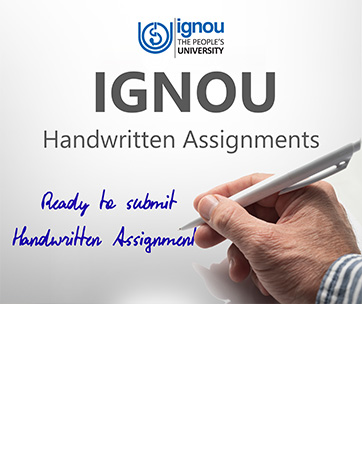 Buy IGNOU Handwritten Assignment for any session like 2024, 2024-25 ...