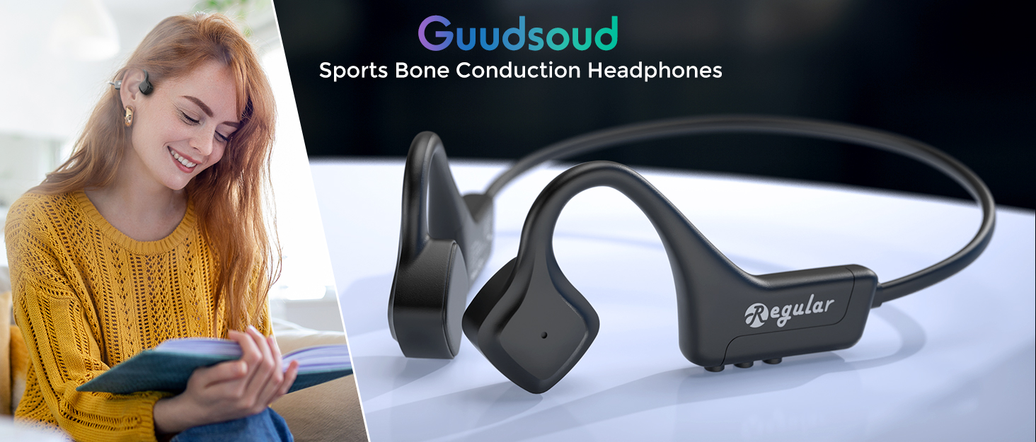 Bone Conduction Headphones Bluetooth 5.3,Open Ear Headphones IP65 ...