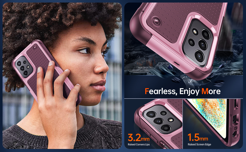 Amazon.com: LeYi for Samsung Galaxy [A23] [A32] [A13] 5G Phone Case: with 2 Pack Screen ...