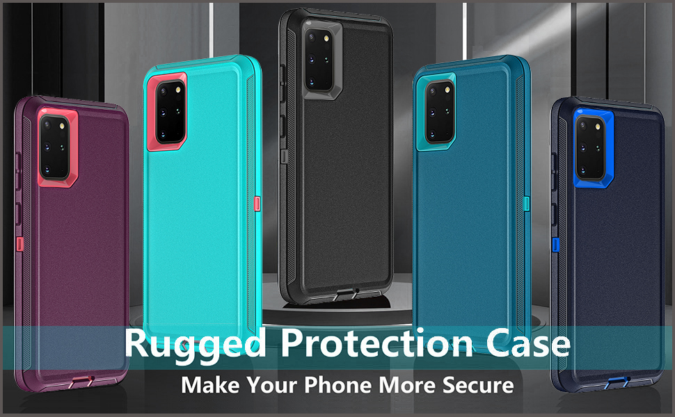 Amazon.com: YKHJKLEC for Samsung Galaxy S20 Plus Case, with 2Pcs [Self Healing Flexible TPU ...