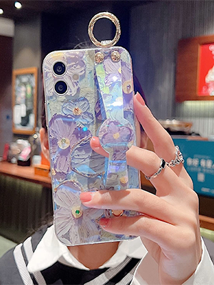 Amazon.com: siduater Hand Strap Holder Case for 6.1" iPhone 11 with Kickstand, Wrist Strap Band ...