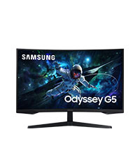 Samsung Odyssey G50D QHD Gaming Monitor, 27 Zoll, Bildschirm mit Fast IPS-Panel, 2.560 x 1.440 ...