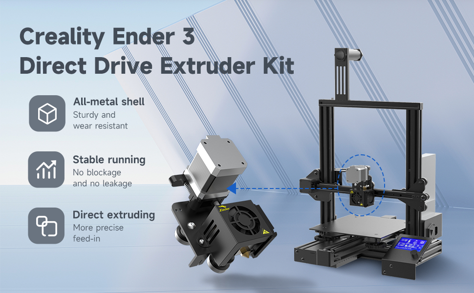 Creality Official Ender 3 Direct Drive Kit de actualización de accionamiento directo, viene con ...
