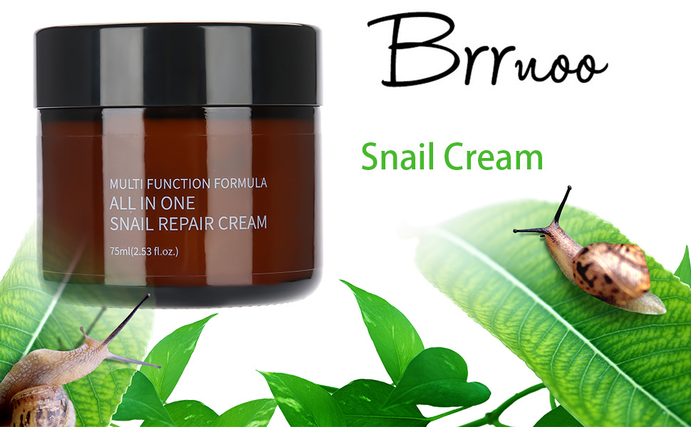 snail cream, 92% Snail Secretion Extract Repair Face Cream Wrinkles ...