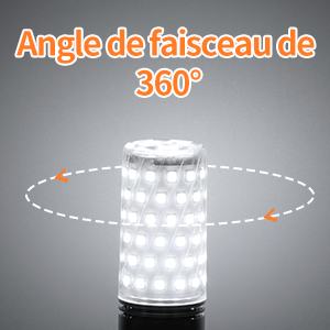 Tomosu Ampoule LED E27 Blanc Froid 6000K 1600LM, 16W Ampoules LED Intérieur E27 Équivalent 150W ...