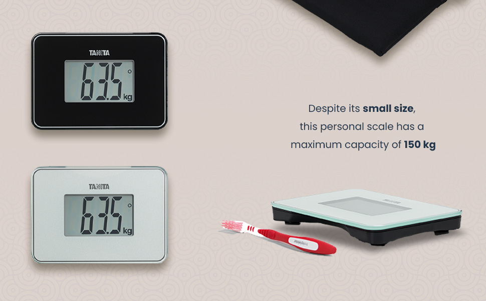 TANITA HD-386 World's Smallest Digital Bathroom Scale Easy To Travel Pearl White : Amazon.co.uk ...