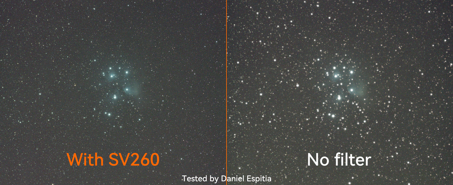 Amazon.com : SVBONY SV260 Telescope Filter, 2'' Multi-bandpass Star Field Filter, 90% Light ...