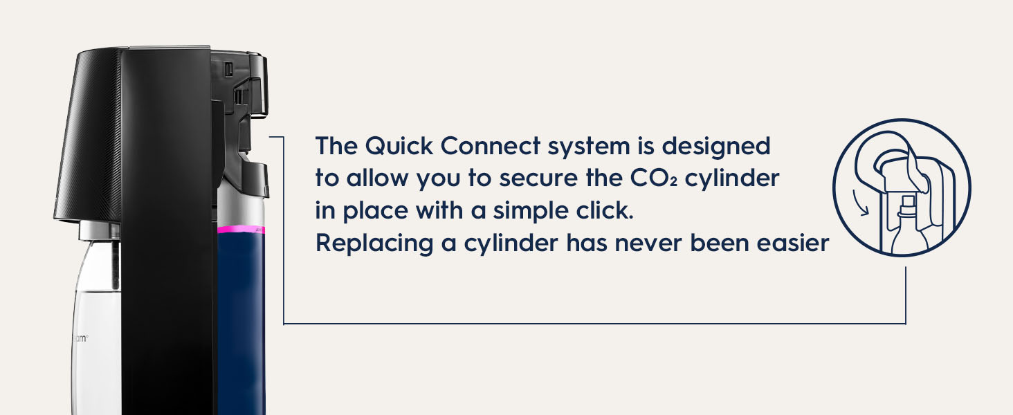 Amazon.com: SodaStream E-TERRA Sparkling Water Maker (Black) with CO2 and Carbonating Bottle ...