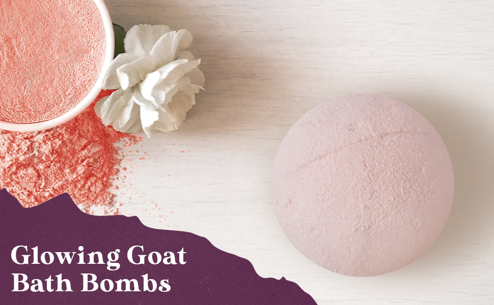 Amazon.com: Purple Canyon Glowing Goat Natural Bath Bombs | Skin ...