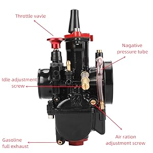 Amazon.com: PWK Carburetor 28mm Racing Carb for 75cc to 125cc 2T 4T Engine Dirt Bike Motorcycle ...