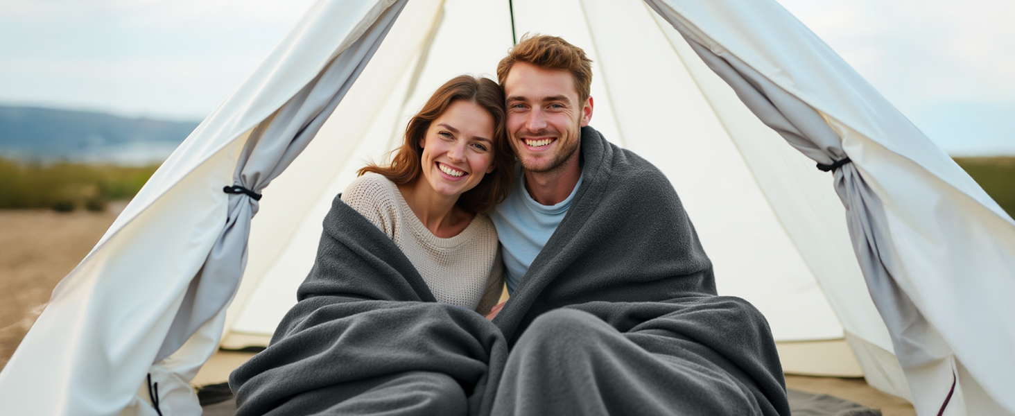 Amazon.com : LOOBANI Waterproof Blanket for Bed: Reversible Soft Flannel Love Blanket 60" x 80 ...