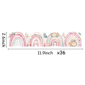 Amazon.com: CY2SIDE Spring Boho Rainbow Cutouts - 98PCS Hello Spring ...