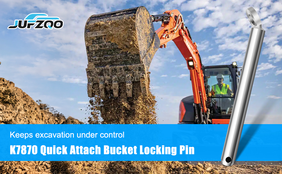 Amazon.com: K7870 Quick Attach Bucket Locking Pin Fit for Kubota KX040 KX121 KX71 KX91 KX033 U35 ...