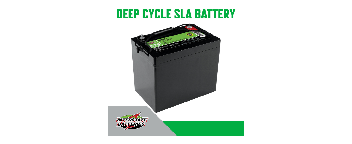 Amazon.com: Interstate Batteries 12V 75Ah Deep Cycle Mobility Battery ...