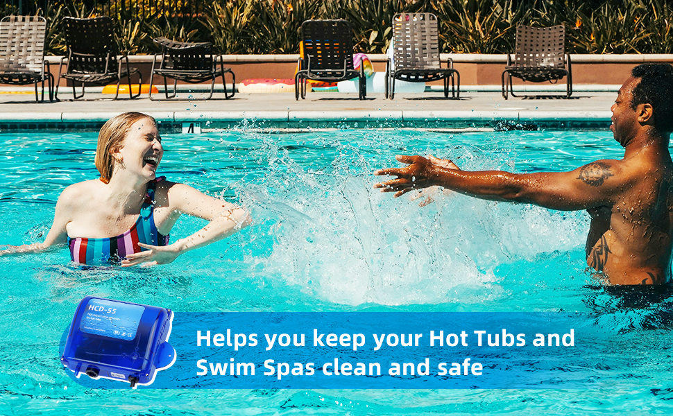 Amazon.com: EcoPooluxe HCD-55 Spa Ozone Generator – Universal Hot Tub & Cold Plunge Ozonator ...