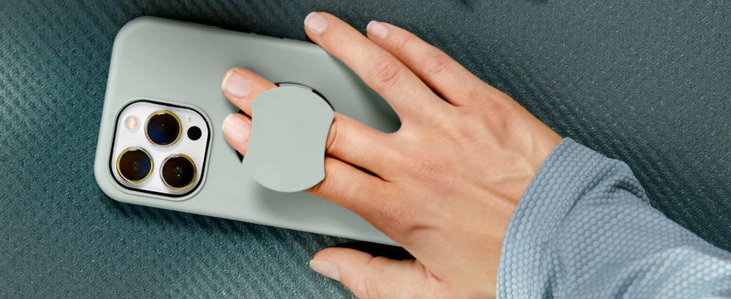 Amazon.com: OtterBox iPhone 14 Pro Max OtterGrip Symmetry Series Case - Peaches (Orange), Built ...