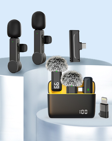 Amazon.com: TXTUNE Lapel Microphone Wireless for Android Phone - USB C Lavalier Microphone for ...