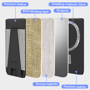 Amazon.com: HiWe for Magsafe Wallet, Magnetic Wallet with Adjustable Stand, Eiffel-Tower Magsafe ...