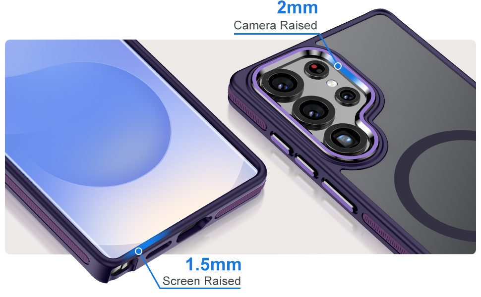 Amazon.com: MALEWOLF for Samsung Galaxy S25 Ultra Case, Shockproof S25 Ultra Phone Case with ...