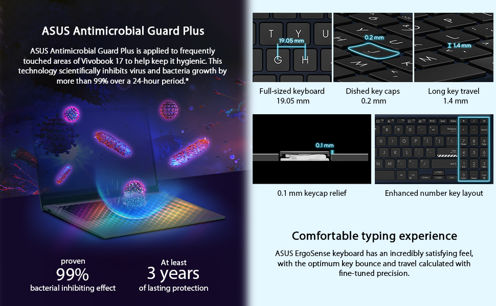 ASUS Vivobook 17 Laptop, 17.3” FHD Display, Intel Core i5-1235U CPU, Intel Iris Xᵉ Graphics ...