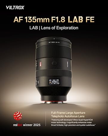 Amazon.com : Viltrox AF 135mm F1.8 LAB FE Full Frame Lens for Sony e Mount, Dual Floating Focus ...