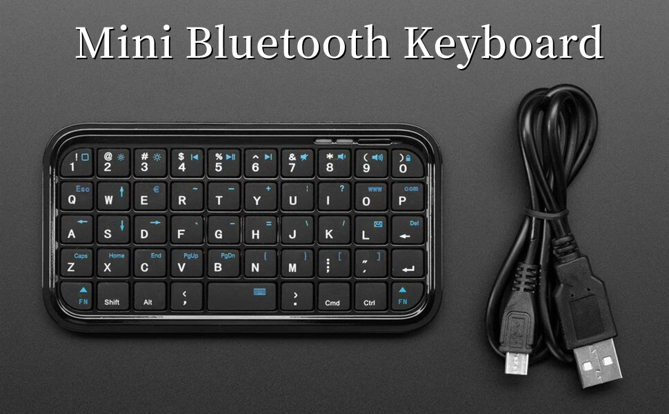 Amazon.com: Mini Keyboard Bluetooth USB C Mini Bluetooth Keyboard Abs ...
