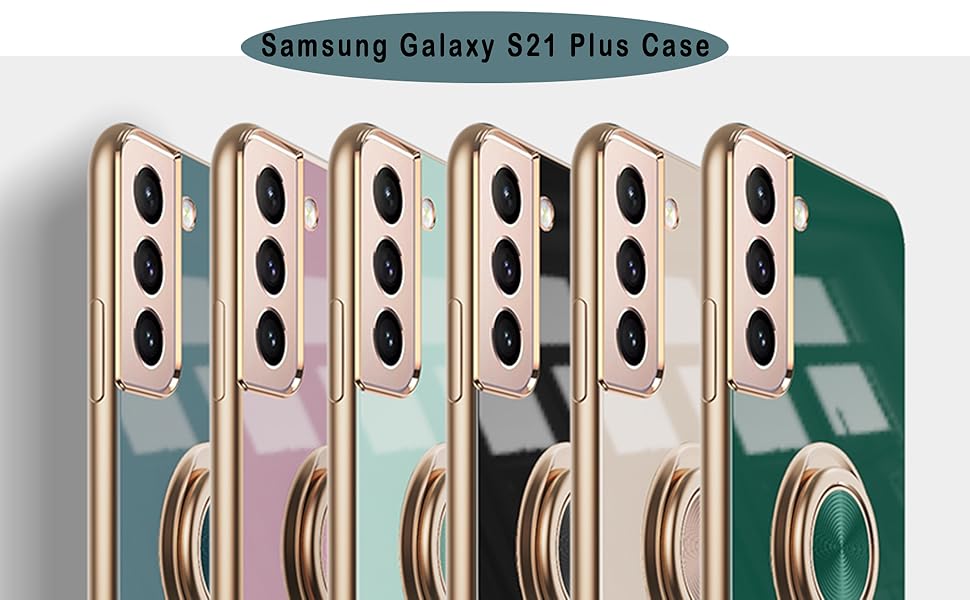 Amazon.com: ZOEVEES for Samsung Galaxy S21 Plus 5G Case, with 2 Screen Protector, Built-in 360 ...