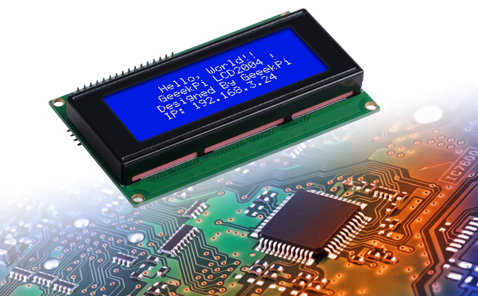 Amazon.com: GeeekPi 4Pack IIC I2C TWI Serial LCD 2004 20x4 Display Module with I2C Interface ...