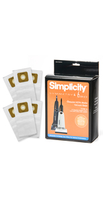 Amazon.com: Simplicity Vacuums Allergy Bagged Vacuum Cleaners for Home ...
