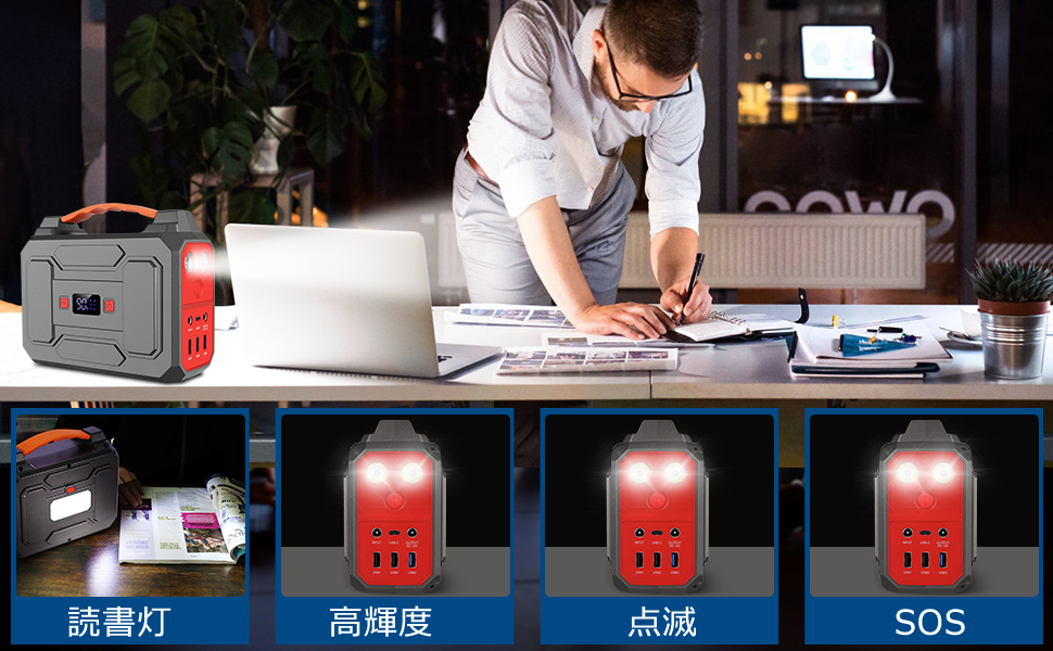 Amazon.co.jp: 【3/31まで新生活セール！3200円OFF】Homdox ポータブル電源 大容量 45000mAh/167Wh 家庭用 蓄電池 PSE認証済み 四つの充電方法 ...