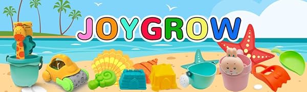 Amazon.co.jp: JoyGrow 砂場セット お砂遊び おもちゃ 水遊び バケツセット 21点 カラフル アウトドア遊び おでかけ遊びおもちゃ 海水浴 川遊び ビーチ遊び 公園 雪場 ...