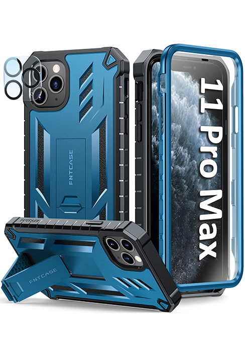 Amazon.com: FNTCASE for iPhone 11 Pro-Max Case: Rugged Shockproof Protective Cases with ...