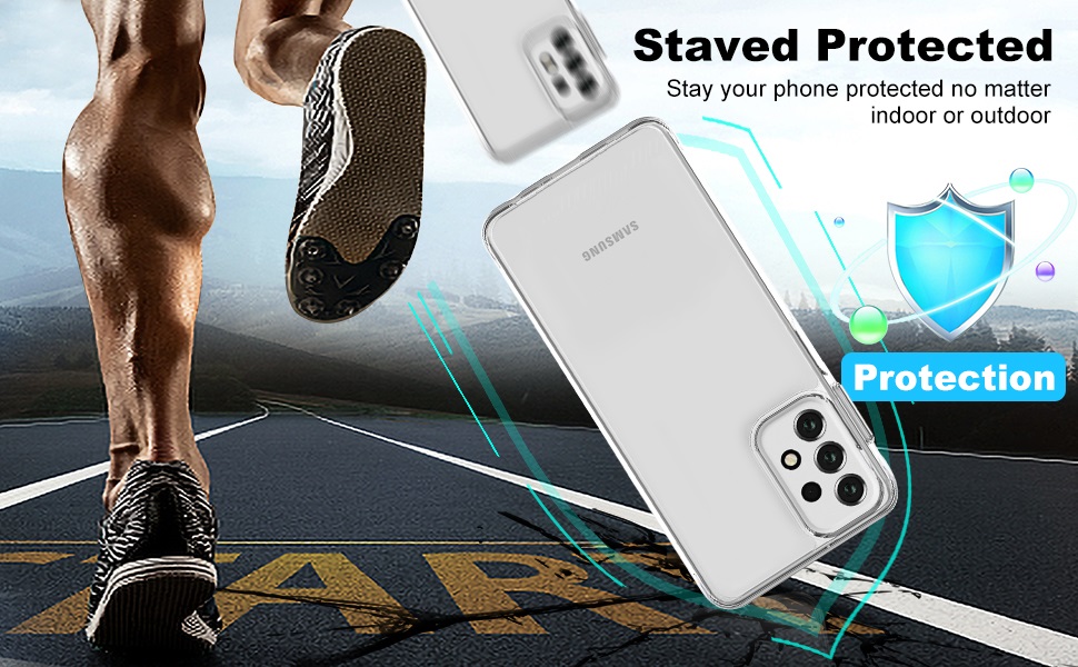 Amazon.com: for Samsung Galaxy A23-5G Phone Case: (Not for A23 5G UW),with [Tempered Glass ...