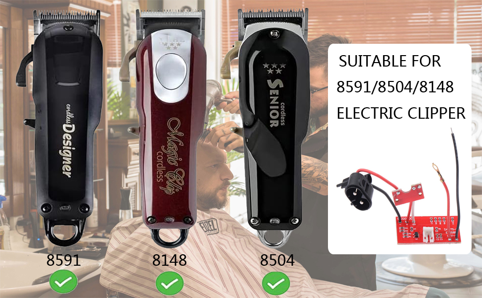 Amazon.com: Electric Hair Clipper Accessory Assembly Motherboard Main and Small Circuit PCB ...