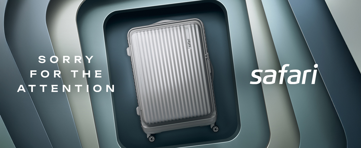 Buy Safari Select Recoil Set of 3 Trolley Bag Hard Case Polycarbonate, 8 Wheels with 360 Degree ...