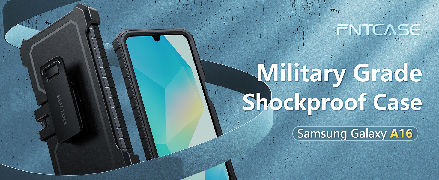 Amazon.com: FNTCASE for Samsung Galaxy A16-5G Case: Military Grade Rugged Cell Phone Cover with ...